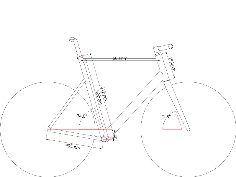 Fixed Gear #1 | BikeCAD